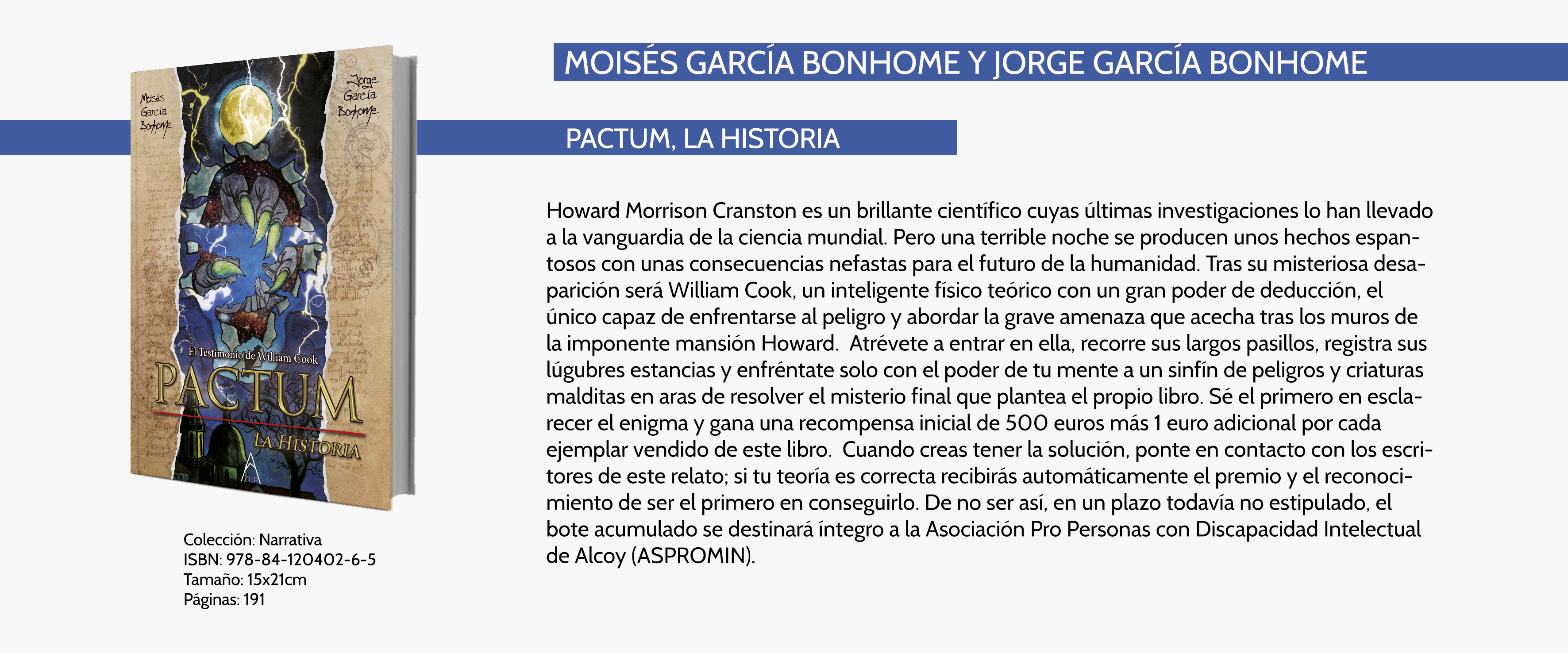 Pactum, la historia. - Editorial Azur