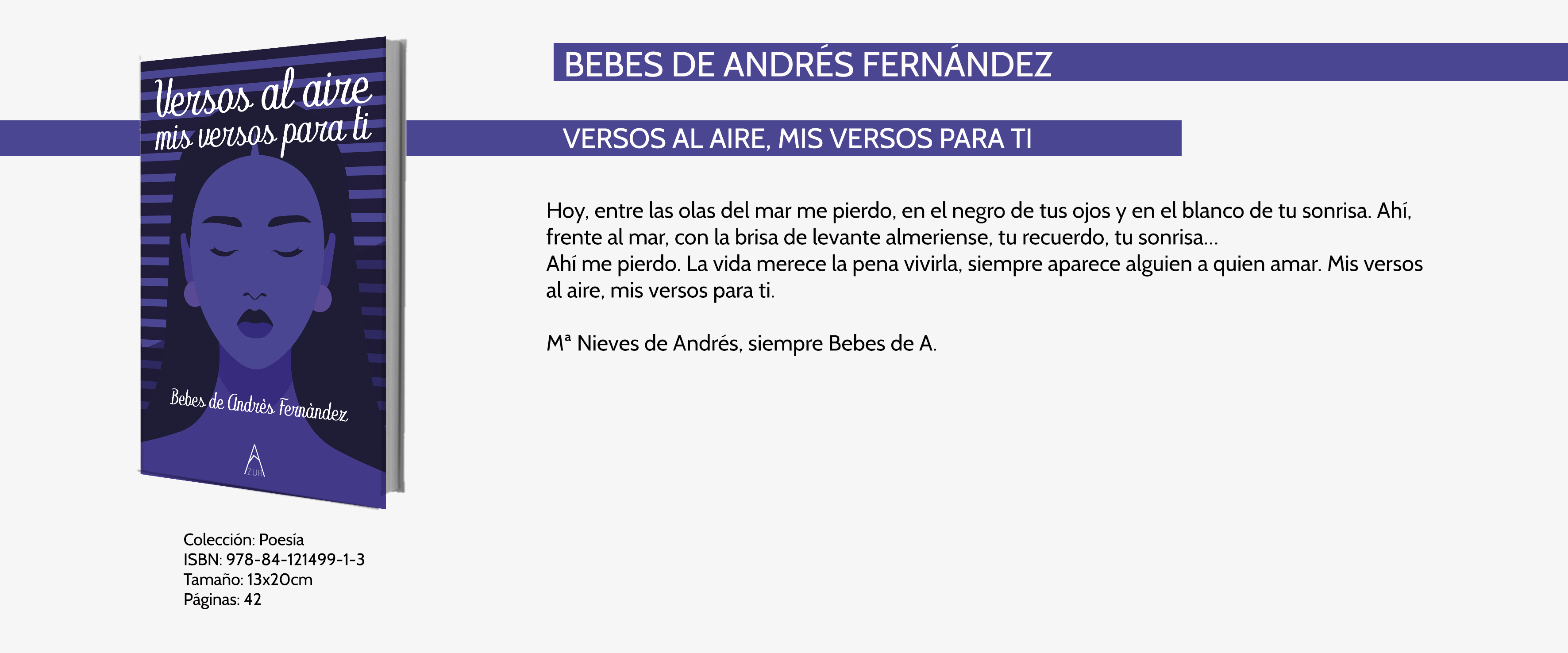 Versos al aire, mis versos para ti - Editorial Azur
